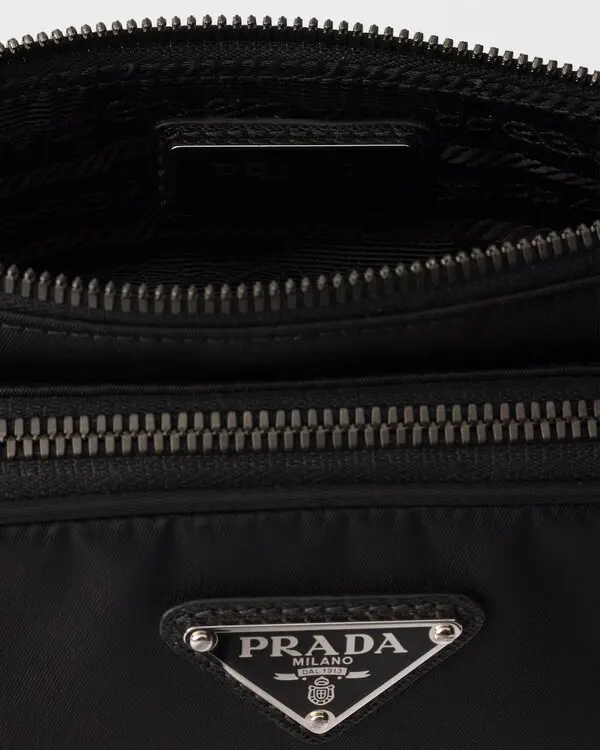 Prada Re-nylon And Saffiano Leather Shoulder Bag