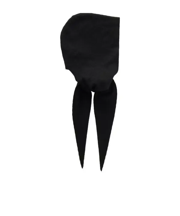 Nour Hammour Cashmere Head Scarf - Black