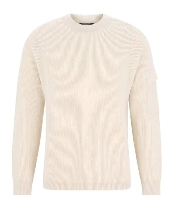 C.P. COMPANY Crew-neck Pullover - Eggshell