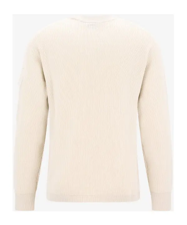 C.P. COMPANY Crew-neck Pullover - Eggshell