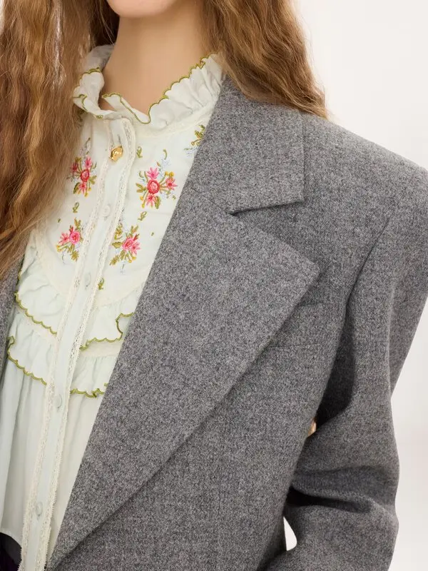 Chloé Structured Cape-detail Blazer