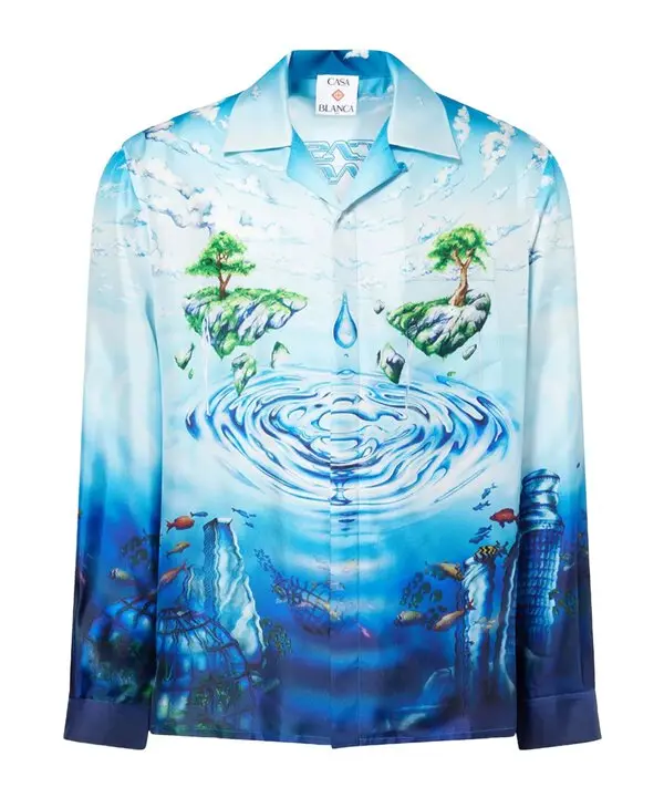 Casablanca Lost Atlantis Shirt - Blue