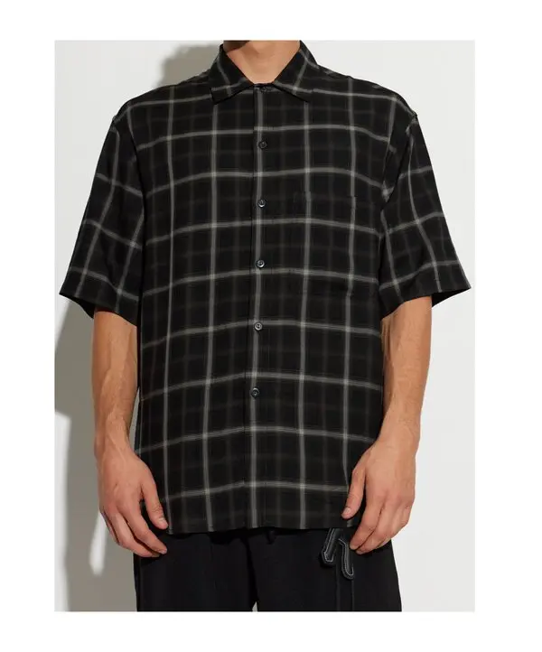 SONG FOR THE MUTE Plaid Short-sleeved Shirt