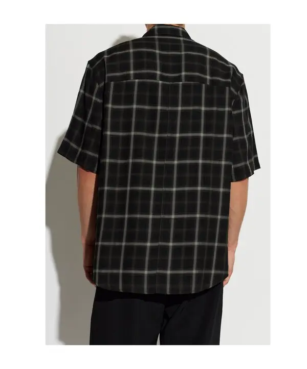 SONG FOR THE MUTE Plaid Short-sleeved Shirt