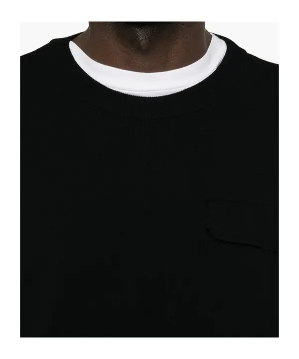 ROBERTO COLLINA Henley Rib Knit Sweater