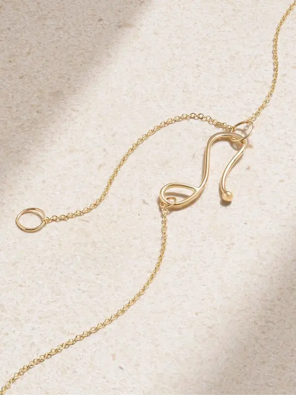 MELISSA JOY MANNING 14-karat Recycled Gold Diamond Necklace