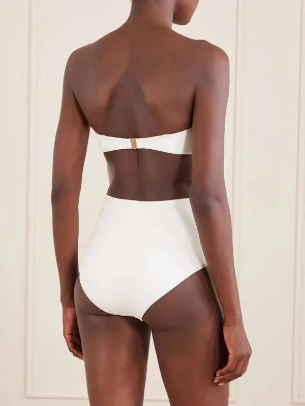 Zimmermann Indra Embroidered Swimsuit