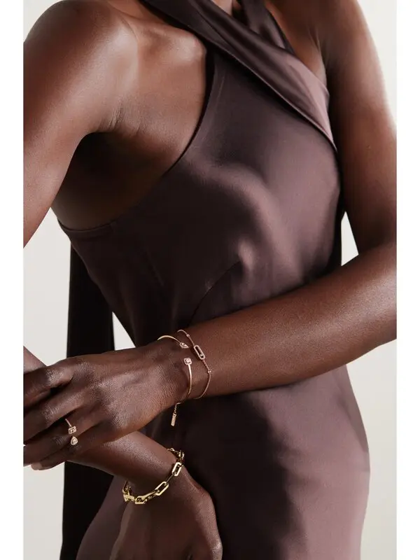 Messika 18-karat Rose Gold Diamond Cuff