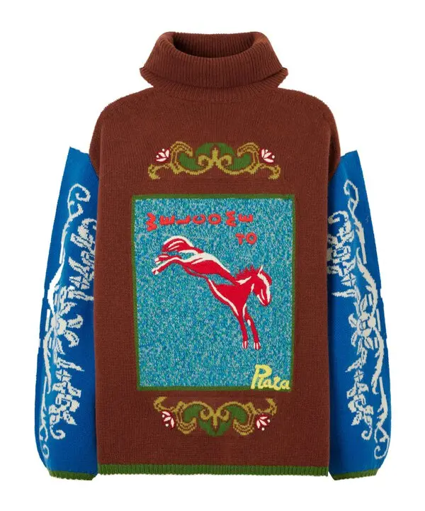 ALEMAIS Embroidered Wool Sweater