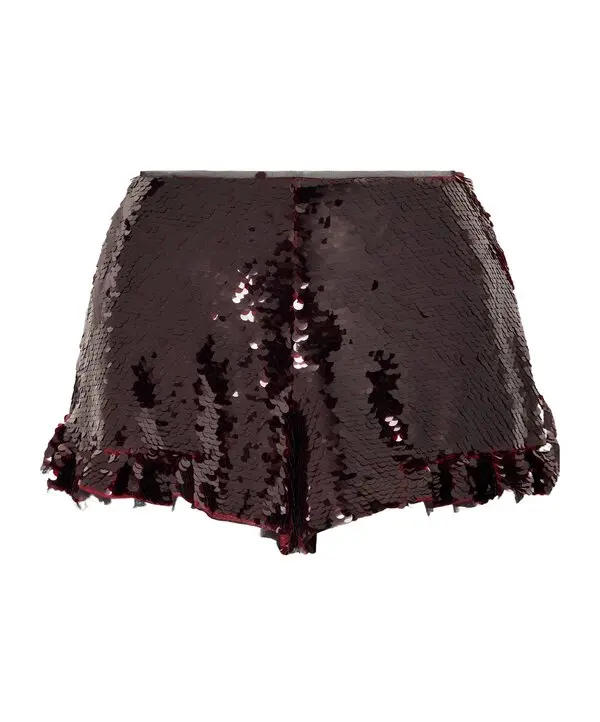 Simone Rocha Sequined Tulle Mini Shorts