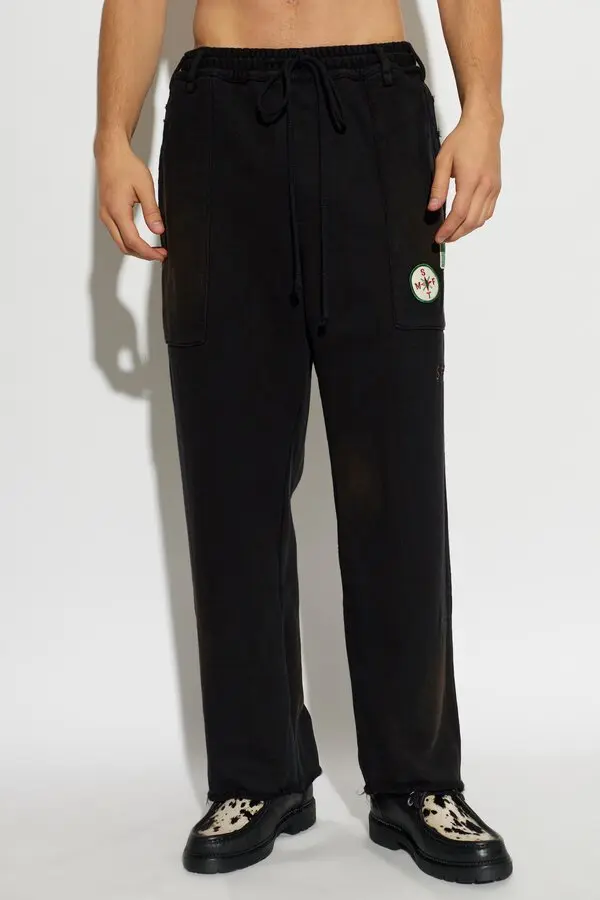 SONG FOR THE MUTE Elastic Waistband Sports Pants