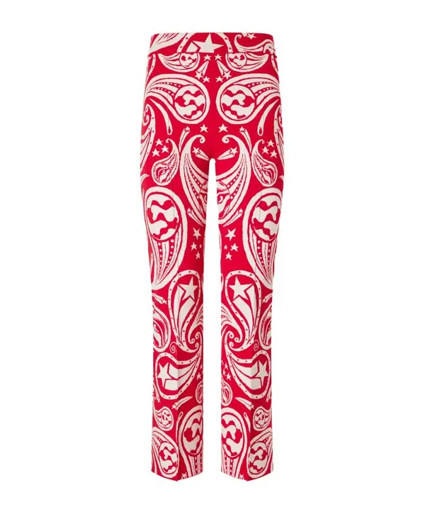 HIGH SPORT Jacquard Flared Pants