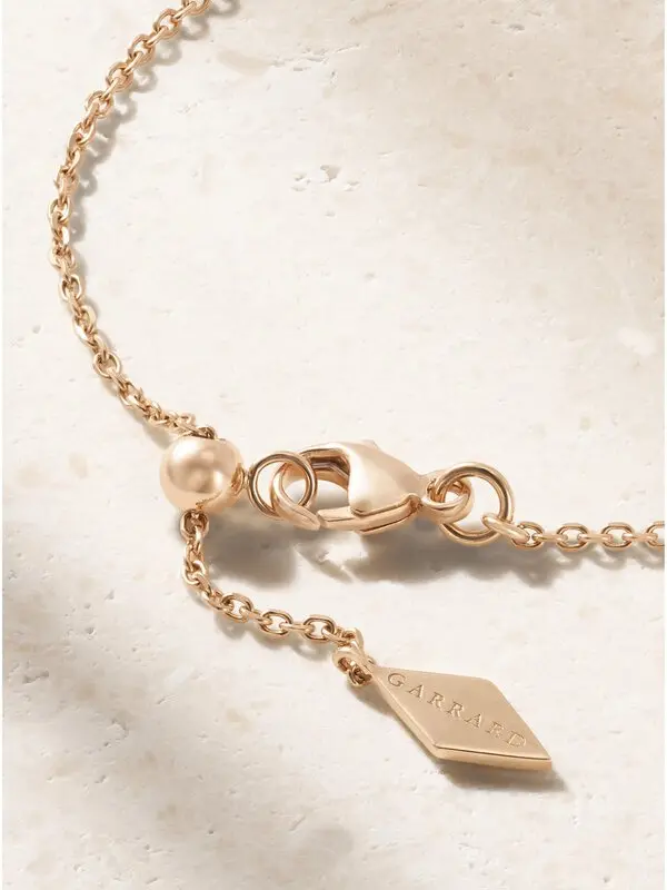 GARRARD 18-karat Rose Gold And Diamond Necklace