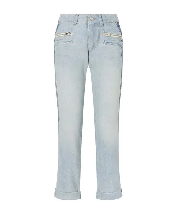 Isabel Marant Étoile Cropped Mid-rise Straight-leg Jeans