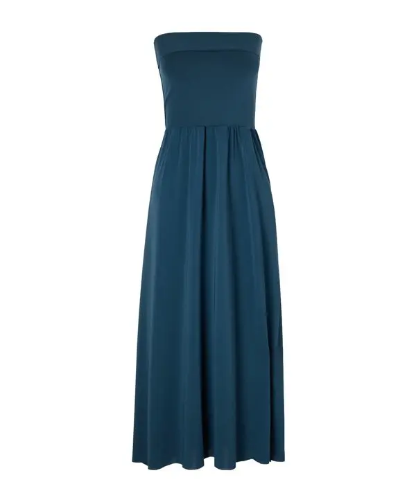 ERES Strapless Stretch-jersey Maxi Dress - Blue
