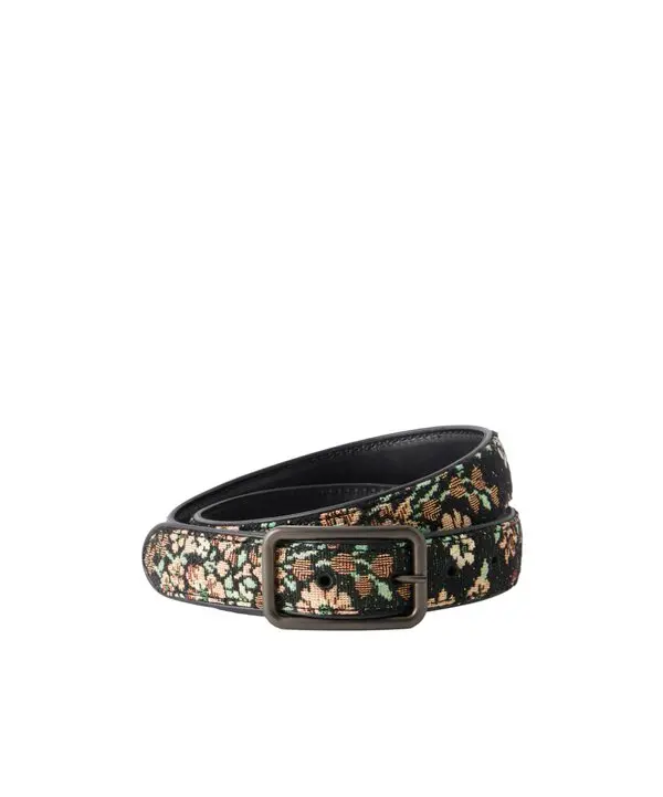 Dries Van Noten Jacquard Belt - Black