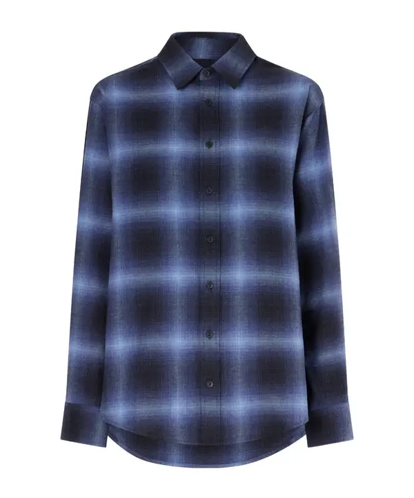 Matteau Checked Cotton-flannel Shirt