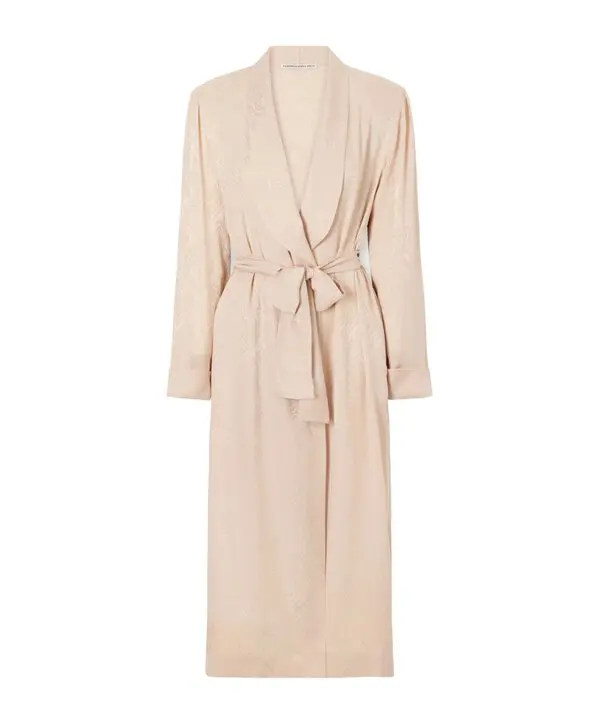 Alessandra Rich Silk-moiré Midi Dress