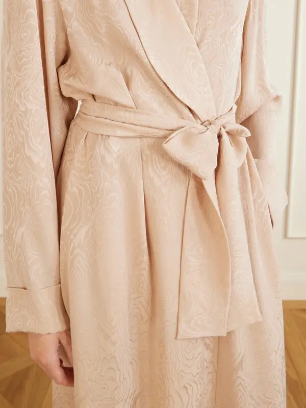 Alessandra Rich Silk-moiré Midi Dress