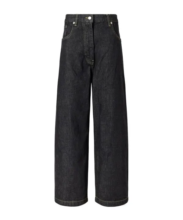 Studio Nicholson Neive Organic Low-rise Wide-leg Jeans