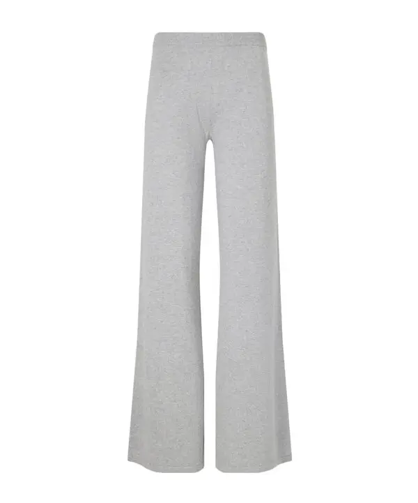 Eterne Cotton And Cashmere-blend Wide-leg Pants