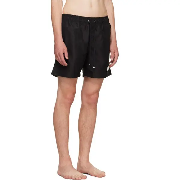 Amiri Logo-patch Drawstring Swim Shorts