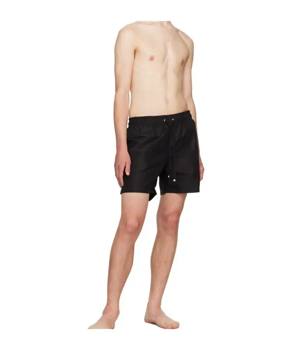 Amiri Logo-patch Drawstring Swim Shorts