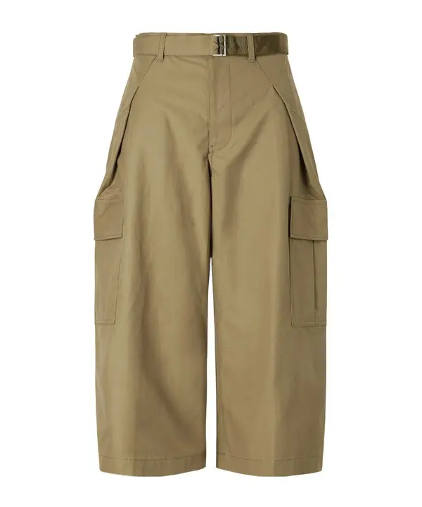 Sacai Wide-leg Cargo Pants