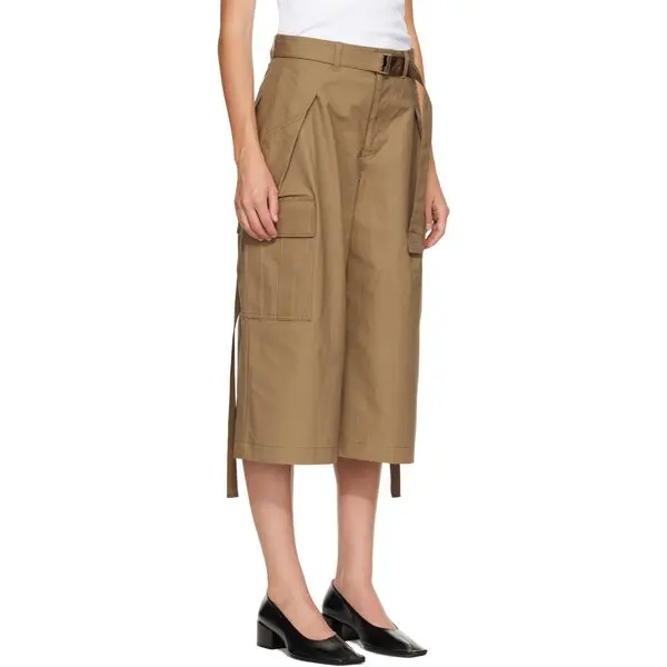 Sacai Wide-leg Cargo Pants