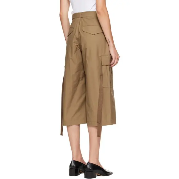 Sacai Wide-leg Cargo Pants
