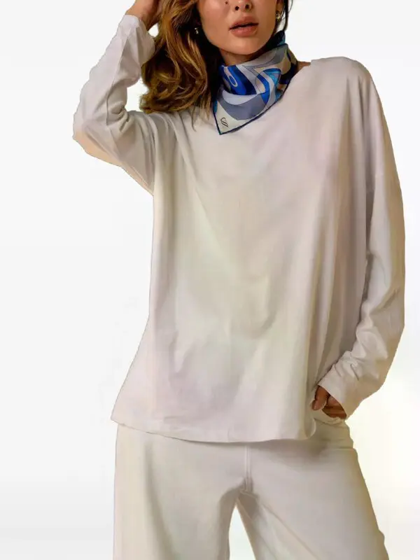 ELIZABETTA Michelle Geometric-print Silk Bandana