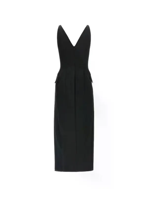 Sportmax V-neck Maxi Dress