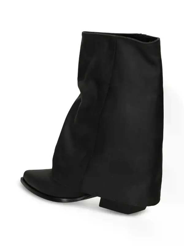 Elena Iachi Stud-embellished Pointed-toe Boots