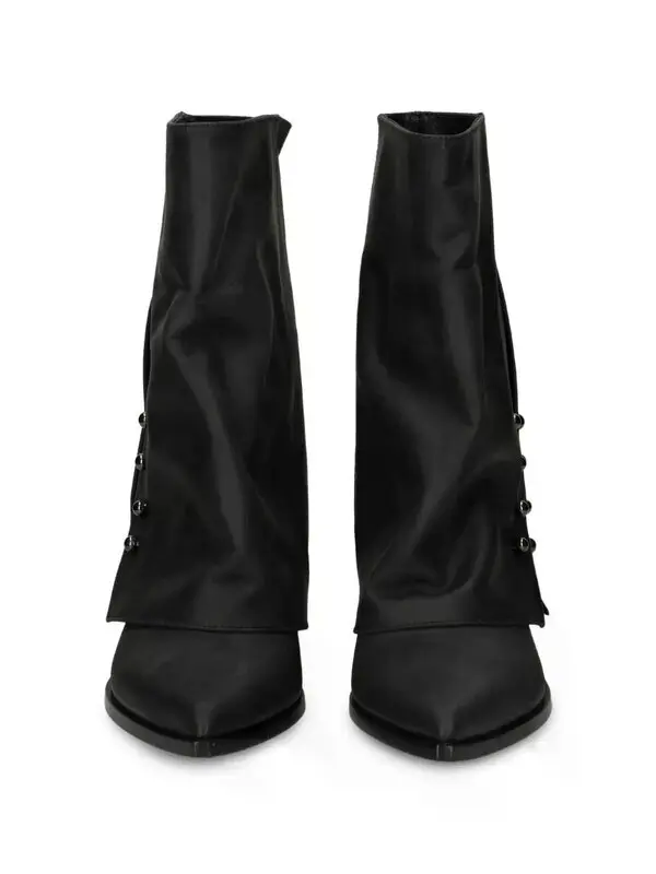 Elena Iachi Stud-embellished Pointed-toe Boots