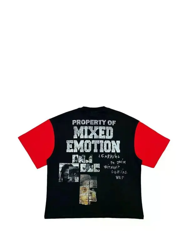 Mixed Emotion Fracture Graphic-print T-shirt