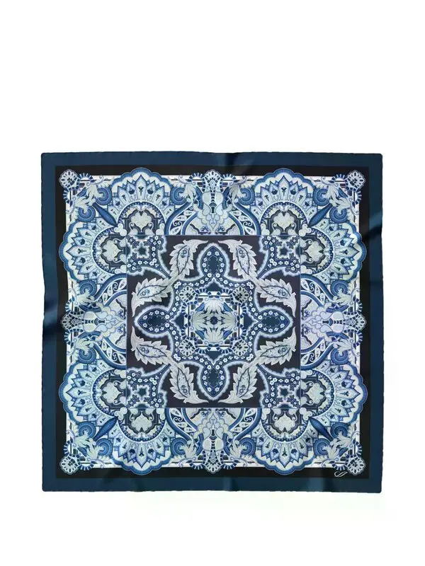 ELIZABETTA Malta Paisley-print Silk Scarf