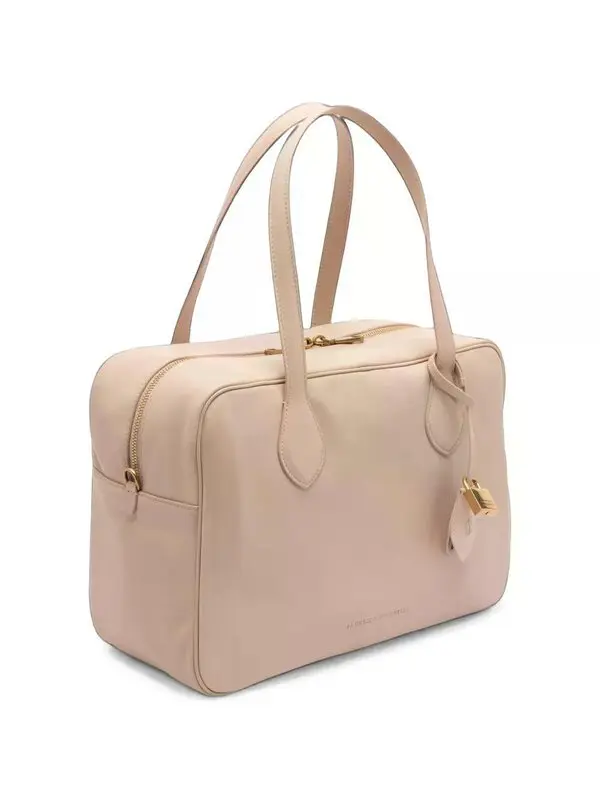 Brunello Cucinelli Logo-print Leather Tote Bag