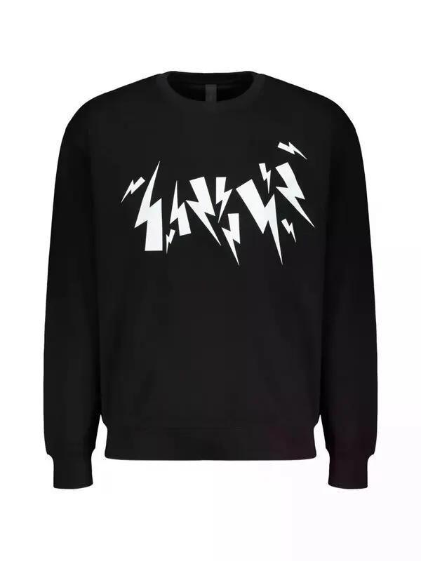 Neil Barrett Fair Isle Thunderbolt Sweatshirt