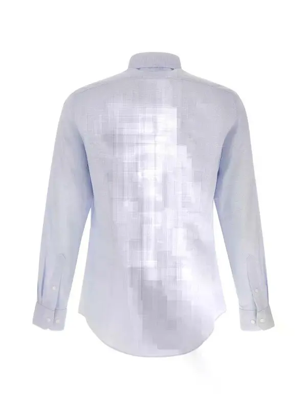 Michael Kors Micro-check Dobby-weave Shirt