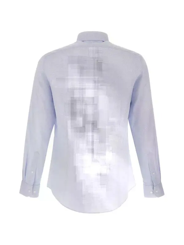 Michael Kors Micro-check Dobby-weave Shirt