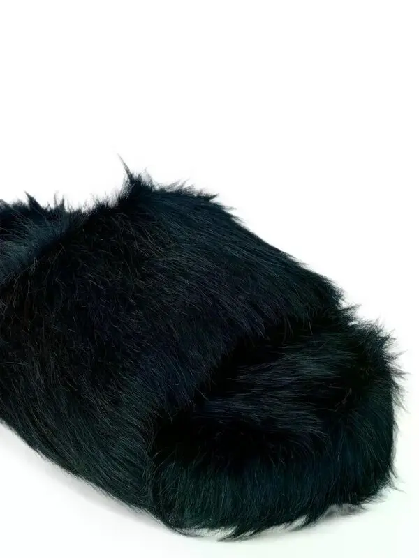 Rick Owens Faux-fur Slide Slides