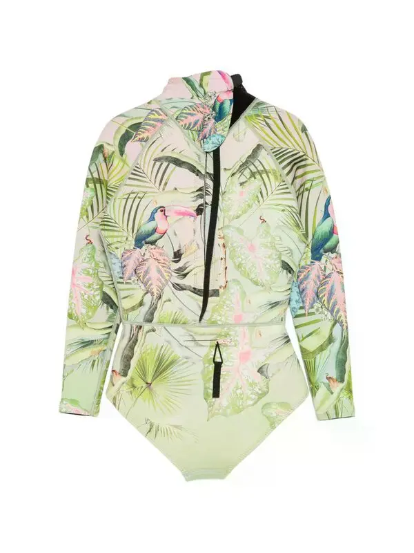 Cynthia Rowley Floral-print Wetsuit