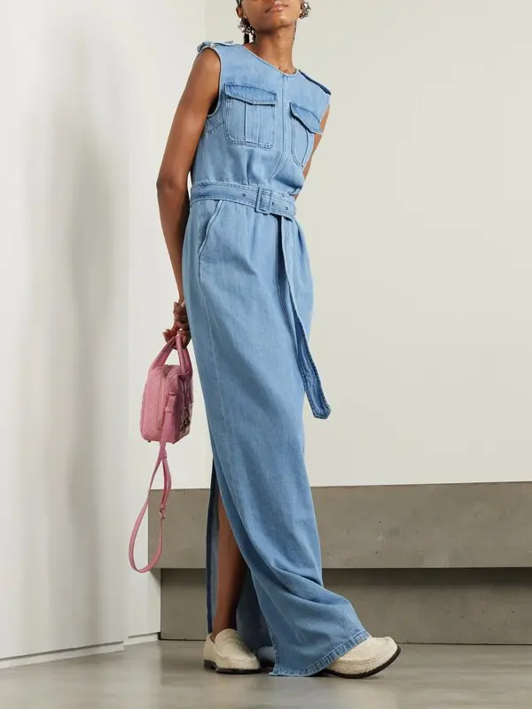 Dries Van Noten Denim Maxi Dress