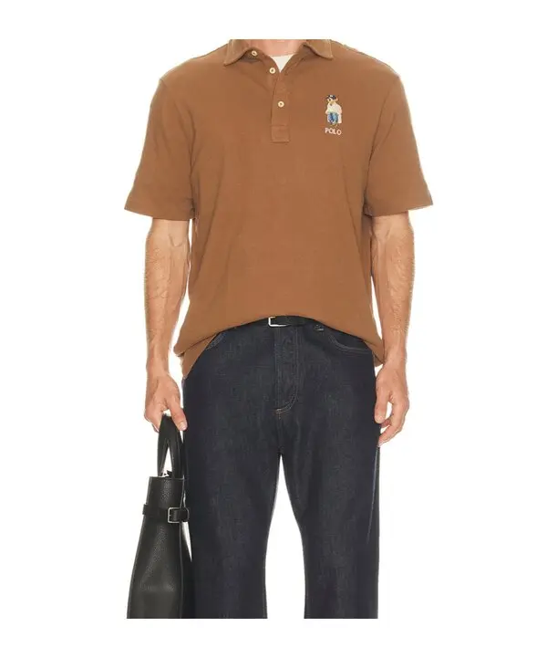 Polo Ralph Lauren Bear-embroidered Polo Shirt