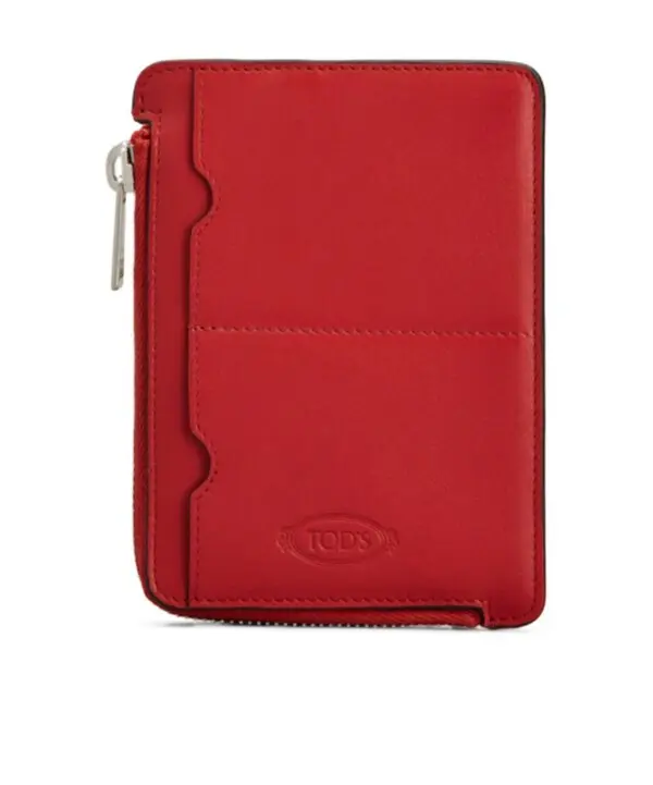 TOD'S Zipper Clutch - Red