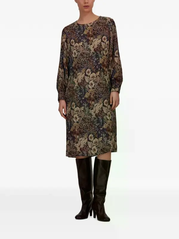Herno Floral-print Midi Dress