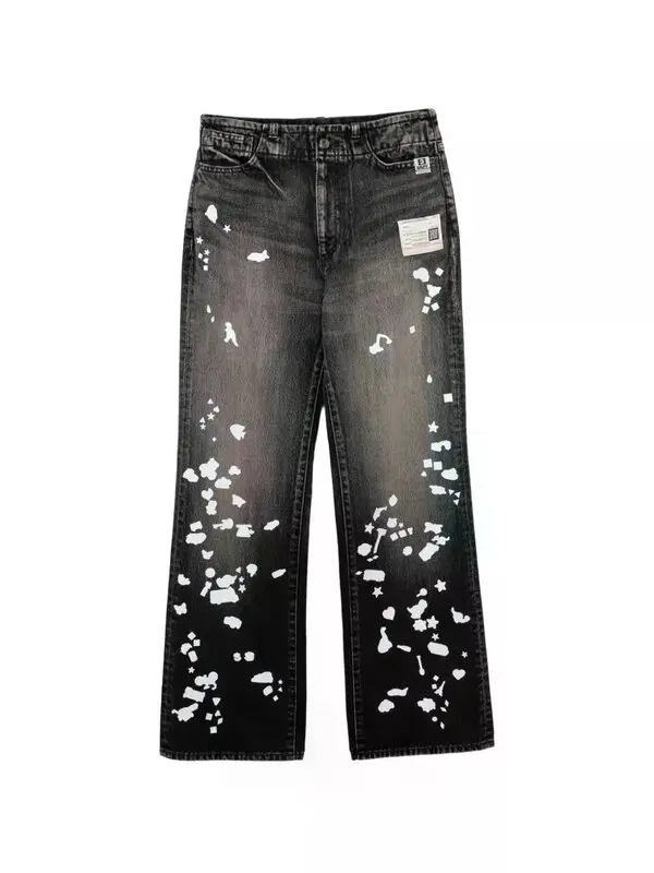 Mihara Yasuhiro Layered-detail Jeans