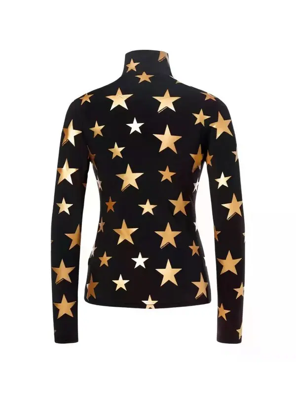 Goldbergh Lunaria Star-print Half-zip Sweatshirt