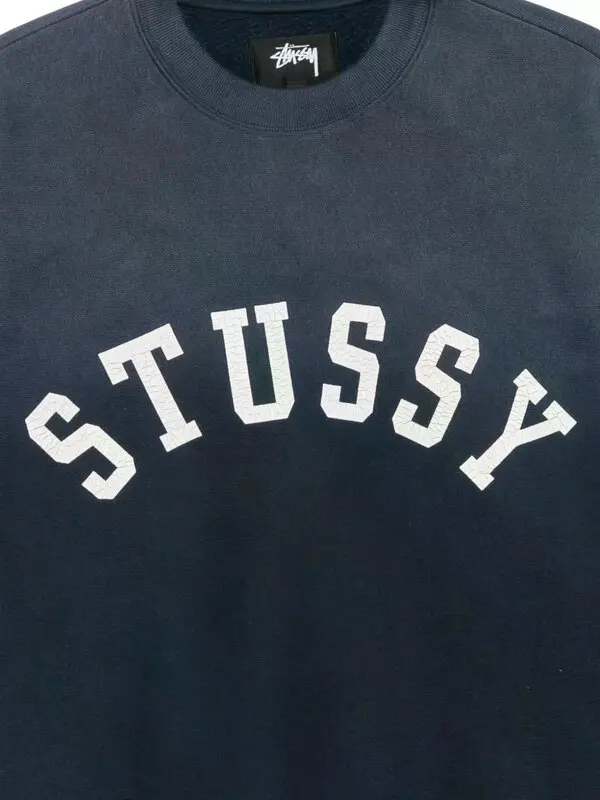 StÜssy Logo-print Cotton Sweatshirt