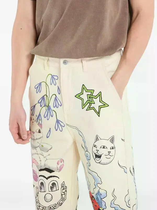 RIPNDIP Travis Straight-leg Trousers